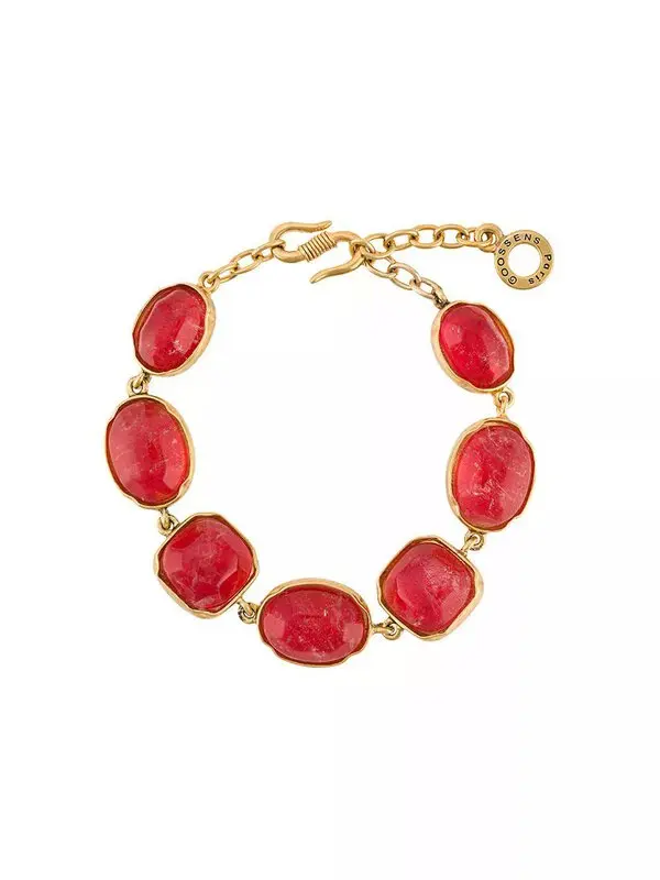 GOOSSENS Plated Cabochon Bracelet - Gold