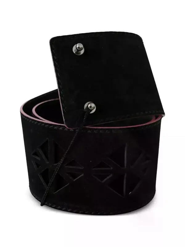 Costume National Laser-cut Studded Belt