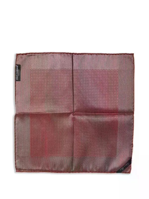 Dolce & Gabbana Geometric-pattern Pocket Square