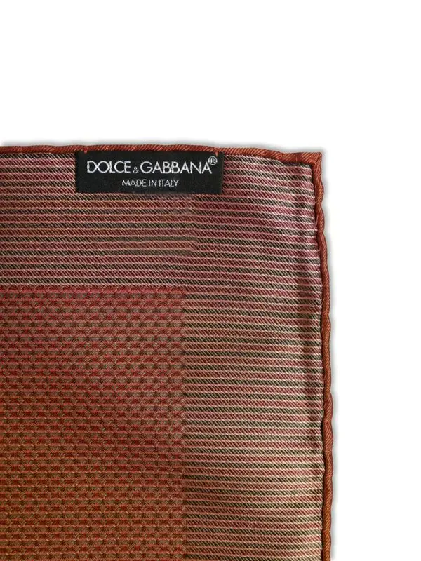 Dolce & Gabbana Geometric-pattern Pocket Square