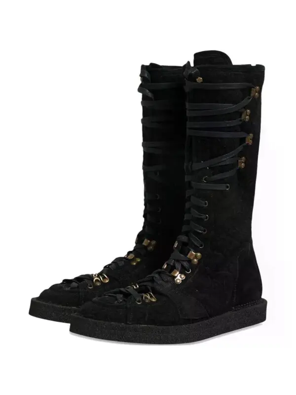 Dolce & Gabbana Knee-high Lace-up Boots