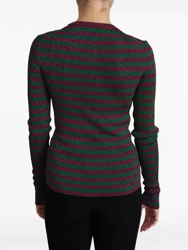 Dolce & Gabbana Striped Lurex Sweater