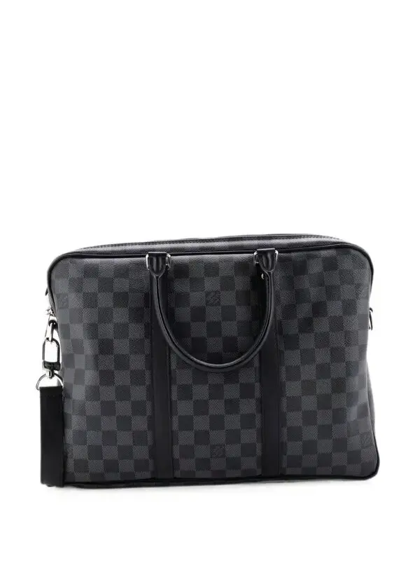 LOUIS VUITTON Porte-documents Voyage Briefcase Damier Graphite Pm