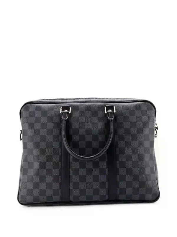 LOUIS VUITTON Porte-documents Voyage Briefcase Damier Graphite Pm