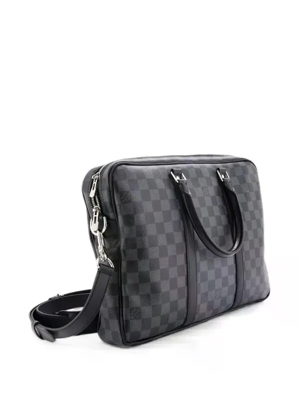 LOUIS VUITTON Porte-documents Voyage Briefcase Damier Graphite Pm