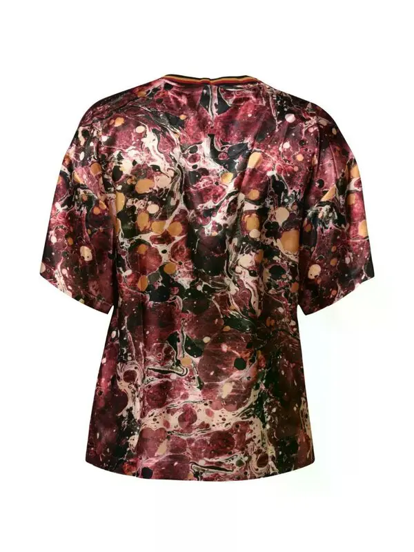 Dolce & Gabbana Marble-print Short-sleeve T-shirt