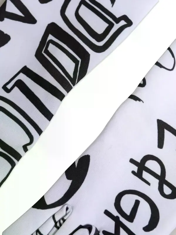 Dolce & Gabbana Elbow-length Gloves With Logo Print