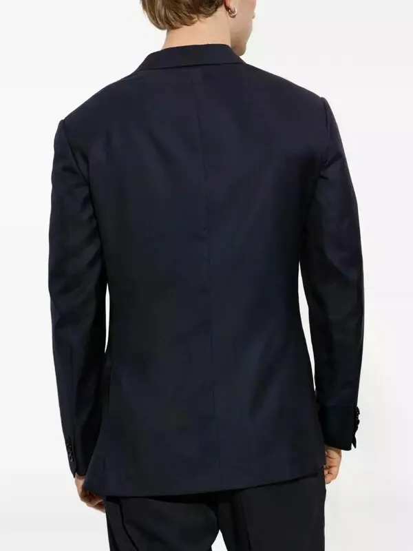Brioni Double-breasted Blazer - Blue