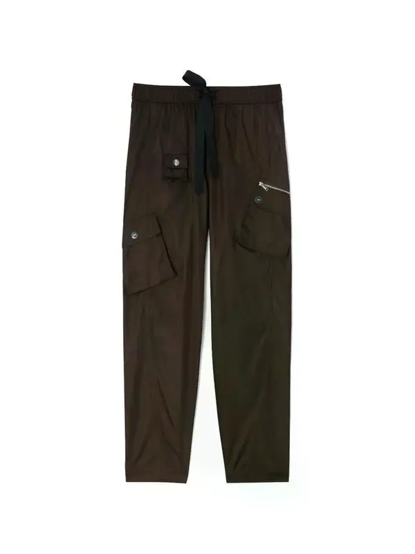 GANNI Duchesse Nylon Cargo Trousers