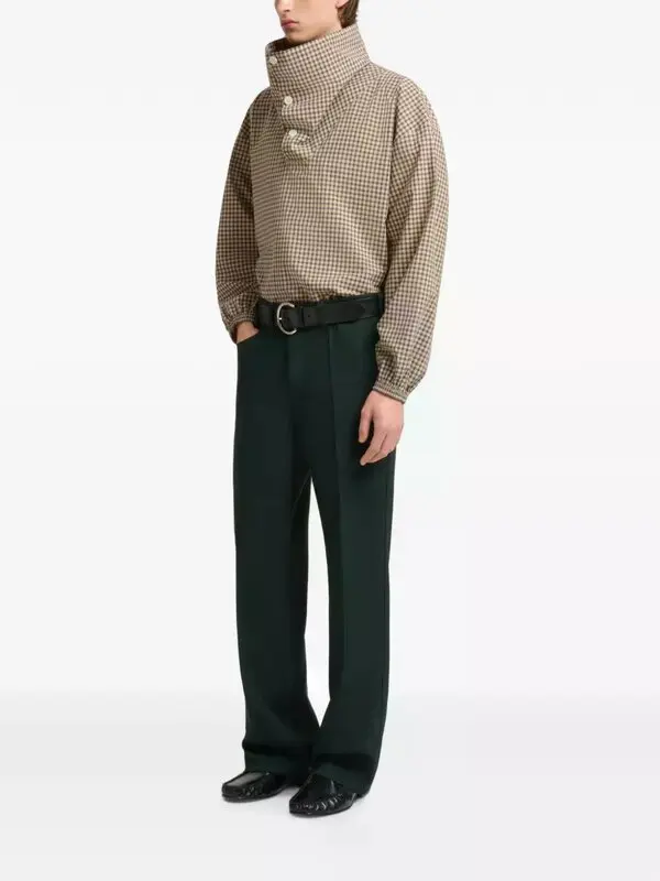 Marni Pressed Crease Straight-leg Trousers
