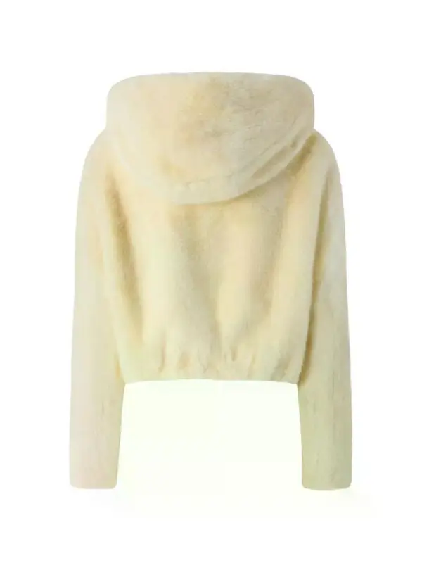Pinko Faux Fur Hooded Jacket
