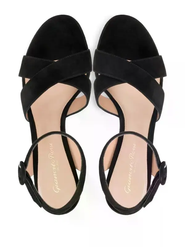 GIANVITO ROSSI Crossover Platform Sandals