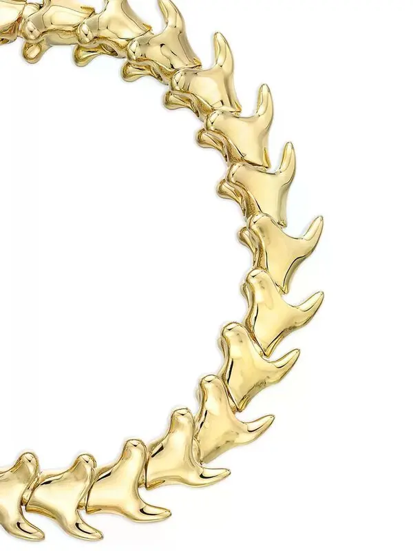 SHAUN LEANE Serpent's Trace Wide Bracelet - Gold