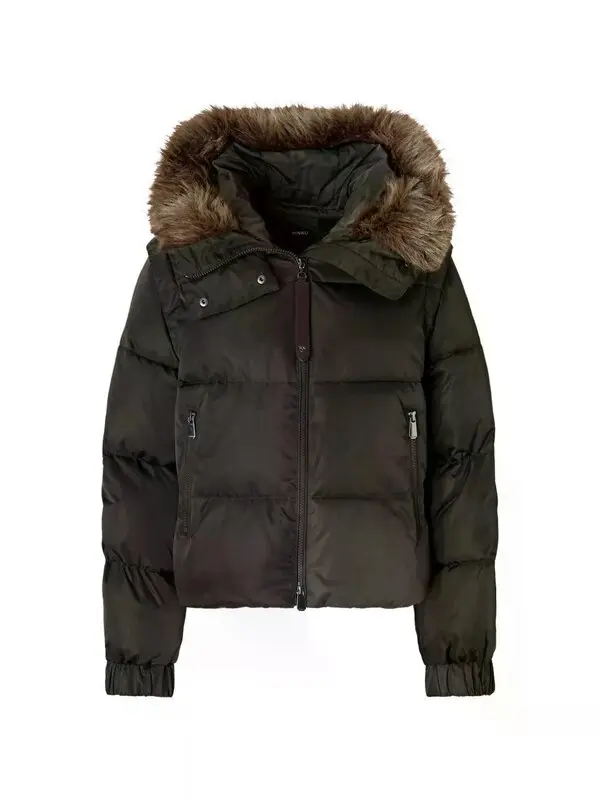 Pinko Faux-fur Trimmed Puffer Jacket
