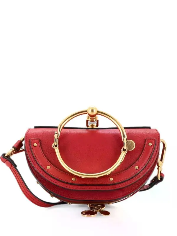 Chloé Nile Patent Mini Crossbody Bag - Red