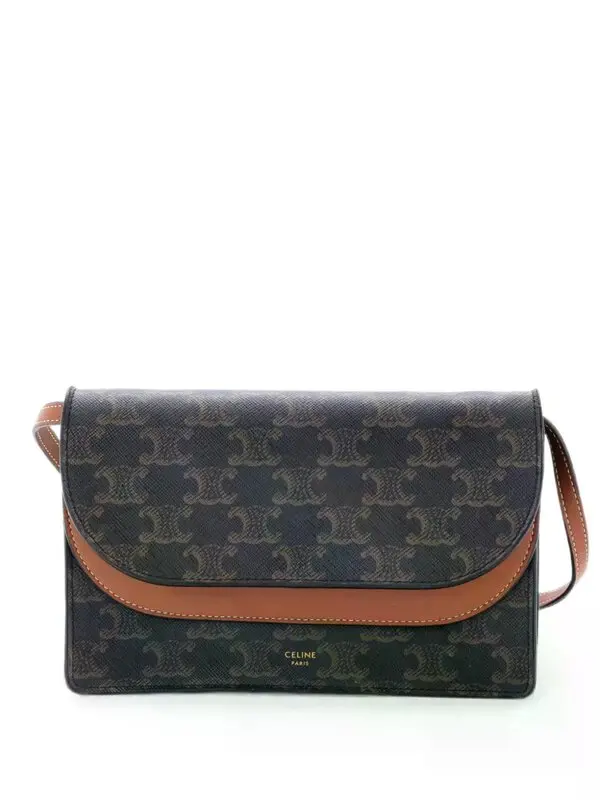 Celine Triomphe Coated Canvas Crossbody Bag