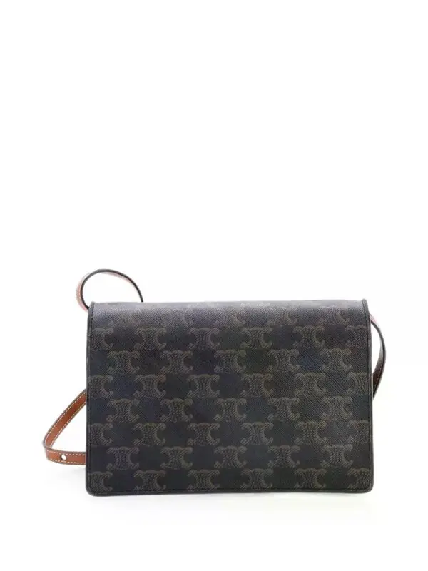 Celine Triomphe Coated Canvas Crossbody Bag