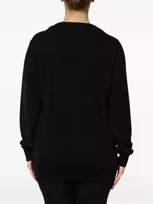 Dolce & Gabbana Embellished Virgin Wool Sweater