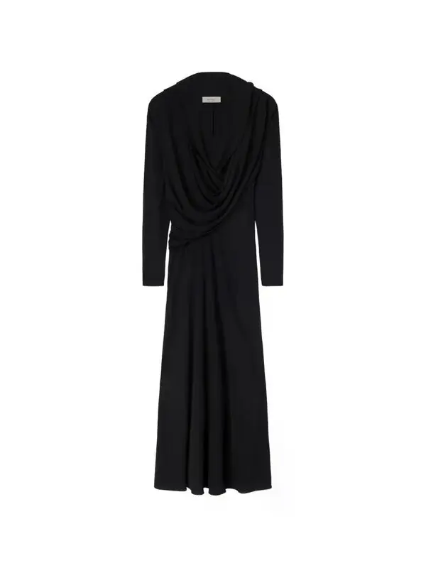 RETORI Retrofdraped Hooded Maxi Dress