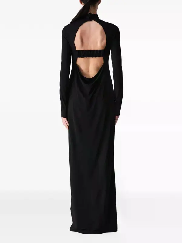 Vera Wang Rosa Open-back Maxi Dress