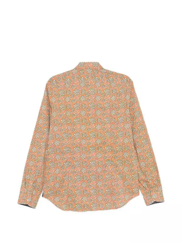 MANUEL RITZ Floral-print Long-sleeve Shirt