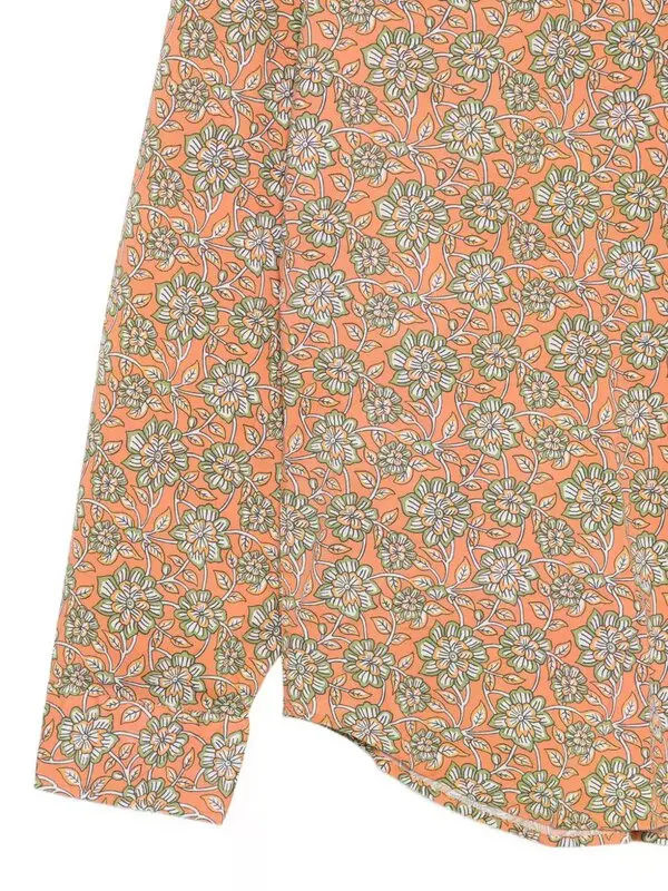 MANUEL RITZ Floral-print Long-sleeve Shirt