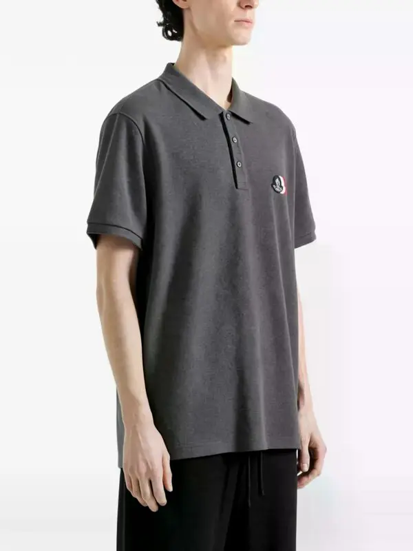 Moncler Logo-patch Polo Shirt