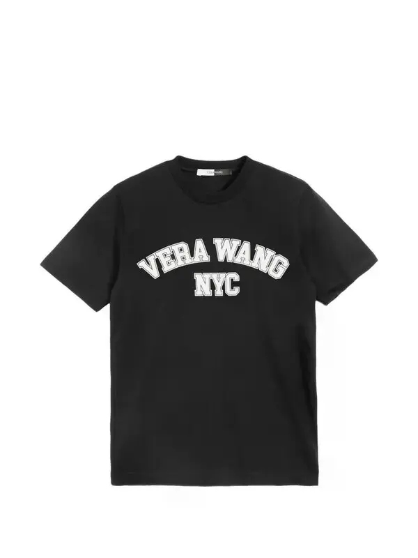 Vera Wang Cotton Jersey Logo T-shirt
