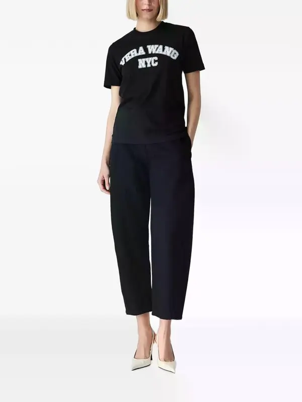 Vera Wang Cotton Jersey Logo T-shirt