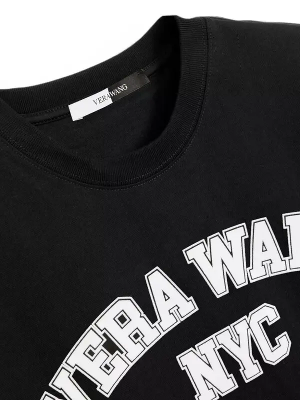 Vera Wang Cotton Jersey Logo T-shirt