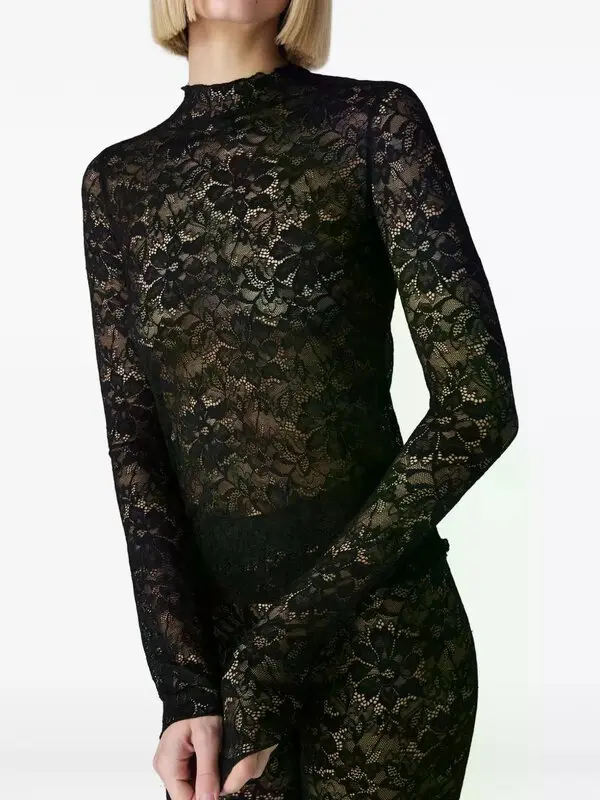 Vera Wang Orla Floral-lace Blouse