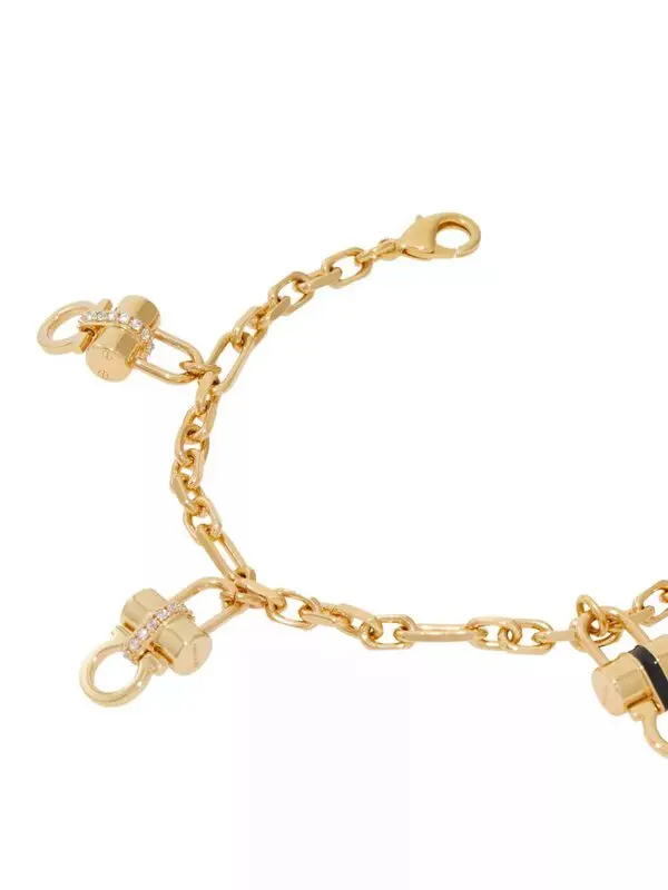 FERRAGAMO Padlock Charm Bracelet