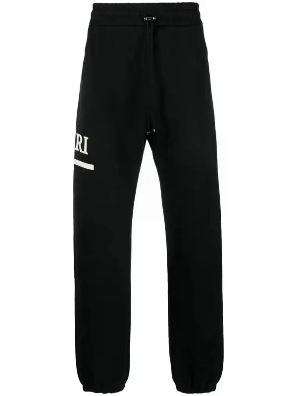 Amiri Logo-engraved Cotton Track Trousers