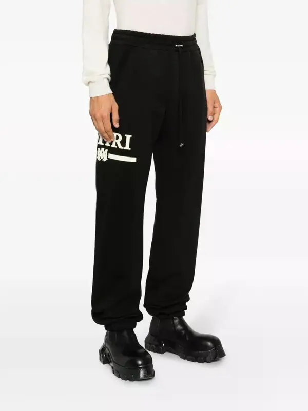 Amiri Logo-engraved Cotton Track Trousers