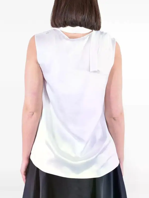 Max Mara Draped Silk Top