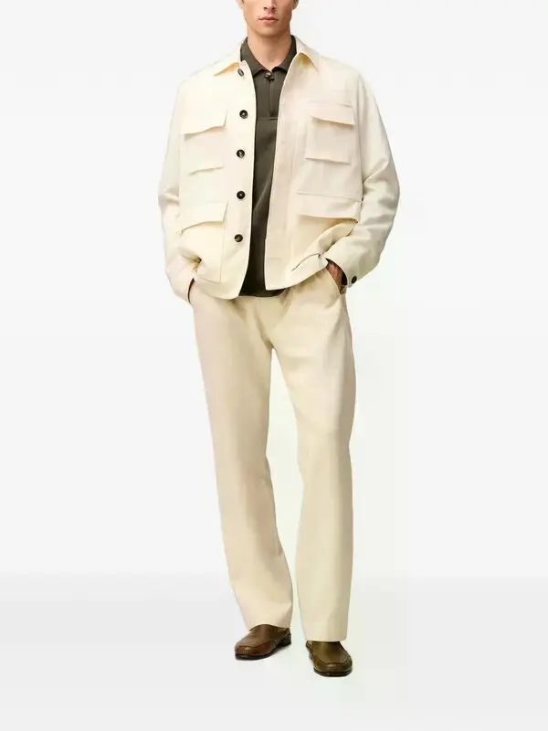 RETORI Pocket-detail Linen Jacket