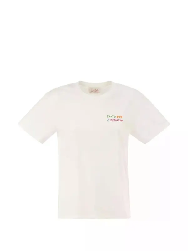 MC2 SAINT BARTH Emilie Embroidered Cotton T-shirt