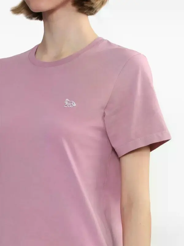 Maison Kitsuné Logo-appliqué T-shirt