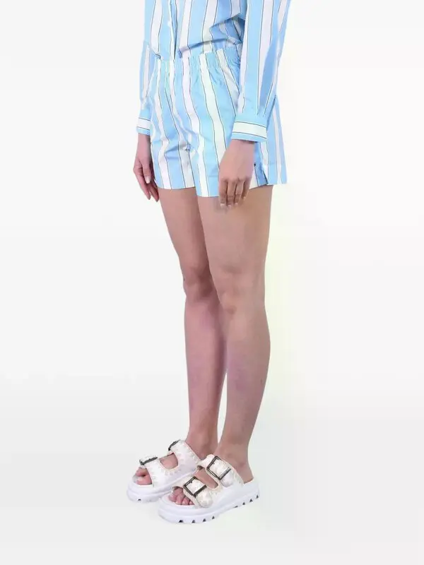 MC2 SAINT BARTH Vertical Stripe Cotton Shorts