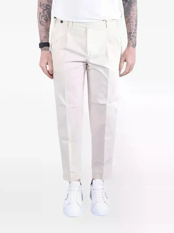 PT TORINO Pleated Carrot Trousers