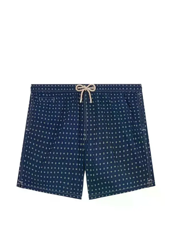 MC2 SAINT BARTH Micro Paisley-print Swim Shorts