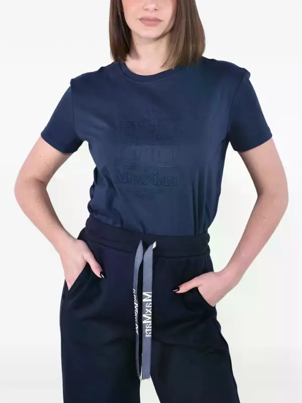 Max Mara Short Sleeve Crewneck T-shirt - Blue