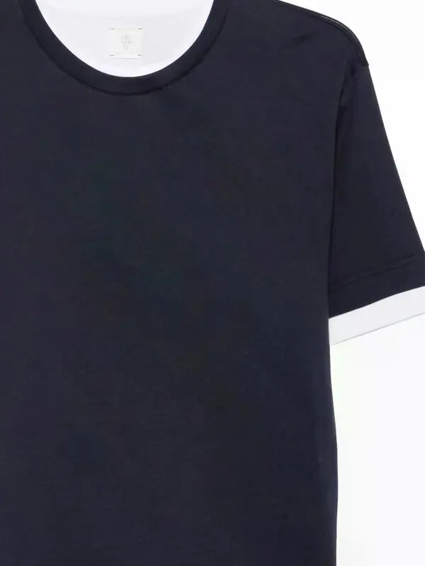 Eleventy Round Neck T-shirt - Blue