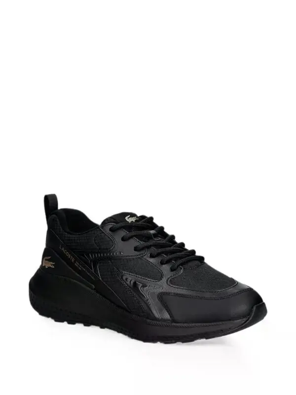 Lacoste L003 Evo Panelled Logo Patch Sneakers - Black