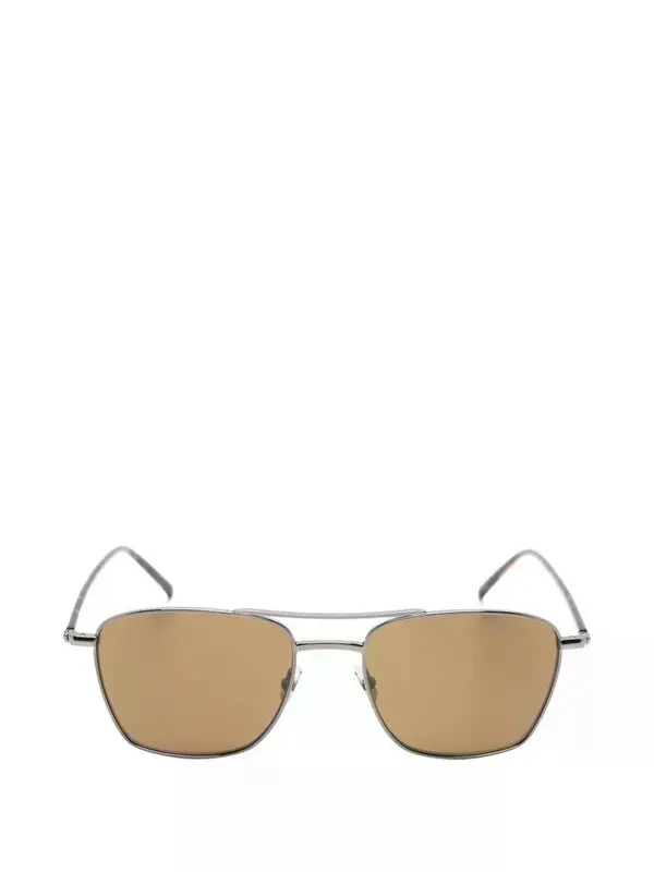 Saint Laurent Rectangle Frame Sunglasses - Silver