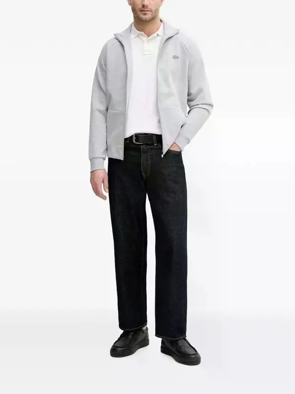 Lacoste Logo-patch Zip-up Sweater