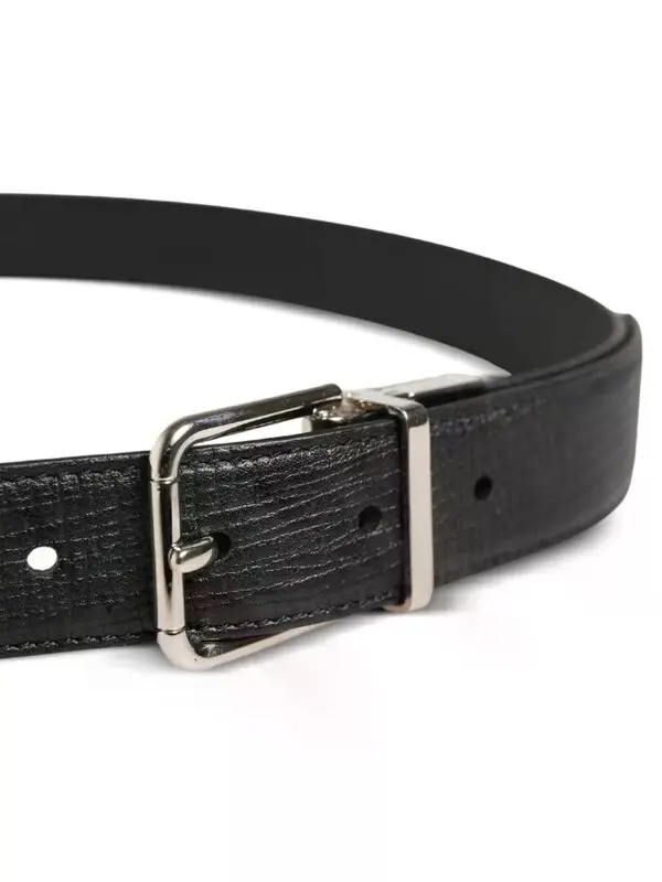 Dolce & Gabbana Textured Leather Belt