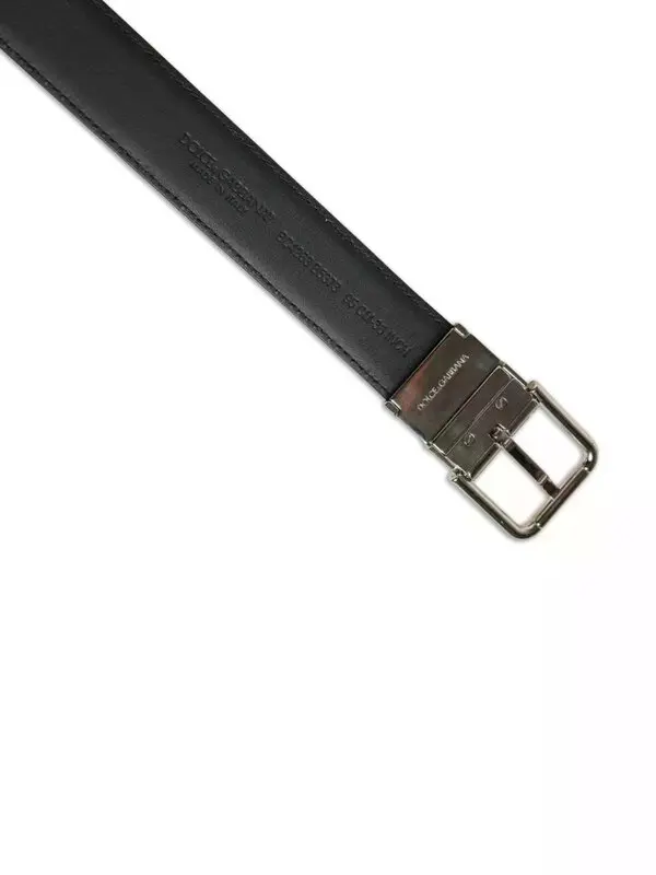 Dolce & Gabbana Textured Leather Belt