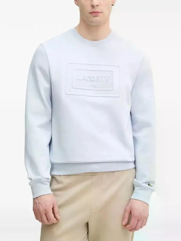 Lacoste Embossed Logo-patch Crew Neck Sweater