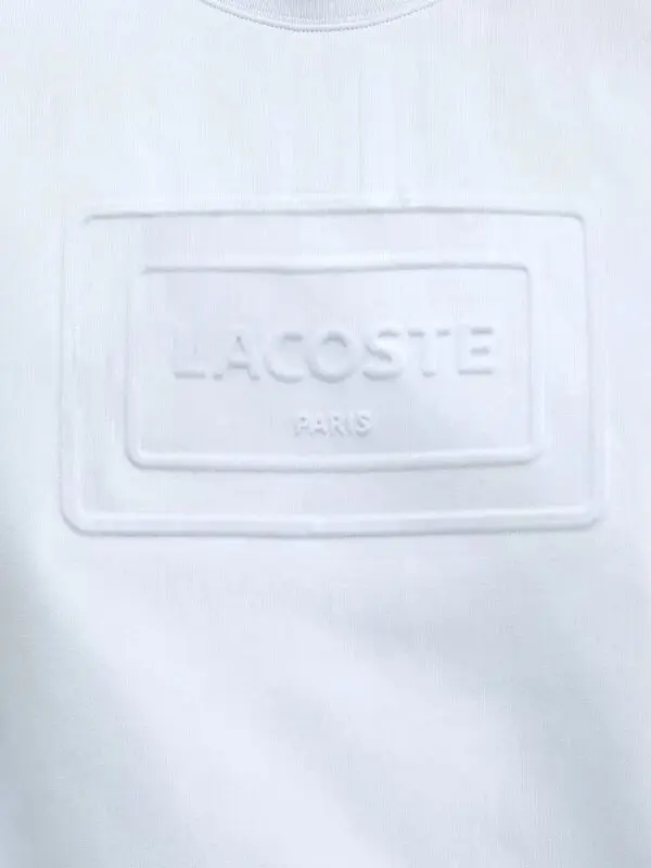 Lacoste Embossed Logo-patch Crew Neck Sweater